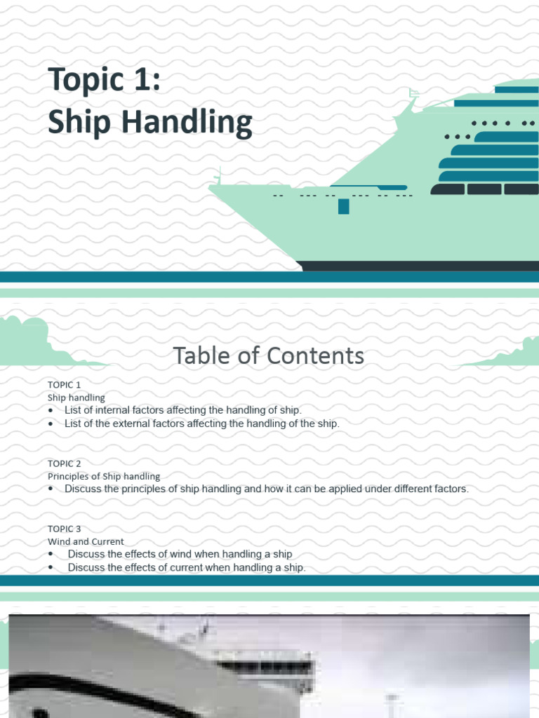 Group 1 Ship Handling 221004160723 B322a6ba | PDF | Ships | Anchor