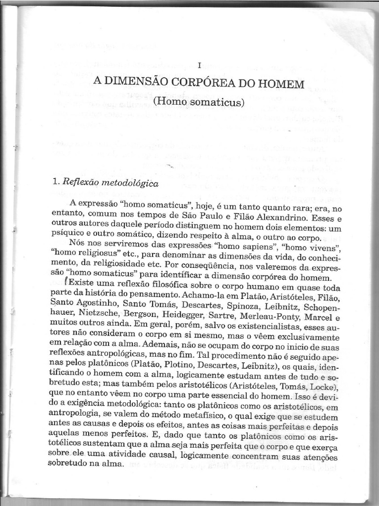 Padre Beto Dimensão Corpórea Do Homem | PDF