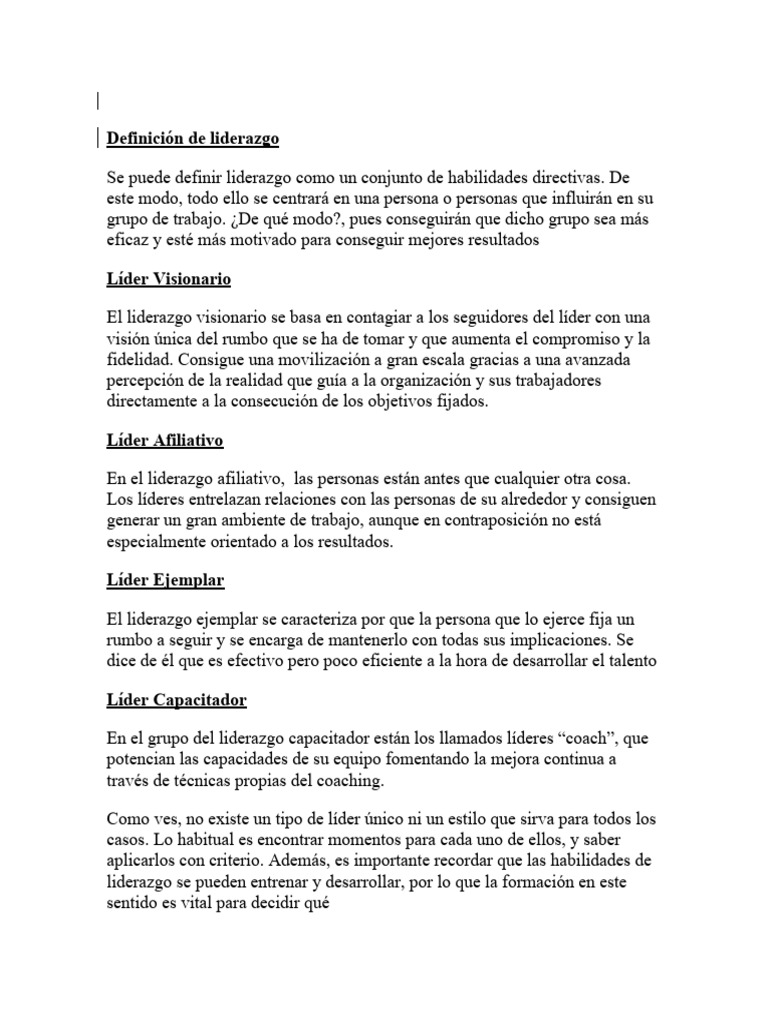Definición de Líder Autoritario | PDF | Liderazgo | Democracia