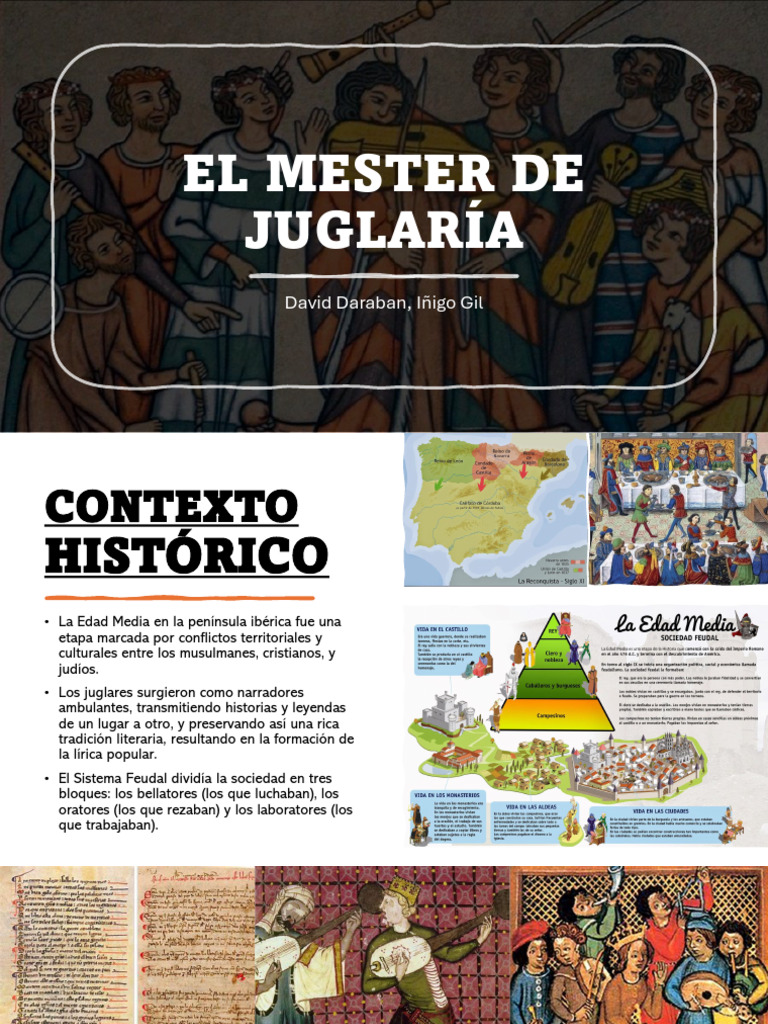 Mester de Juglaría: Poesía Medieval | PDF