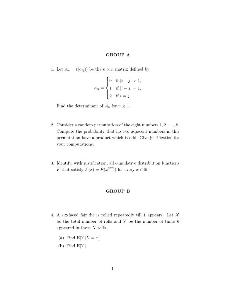 PSB-2024 | PDF | Estimator | Statistics