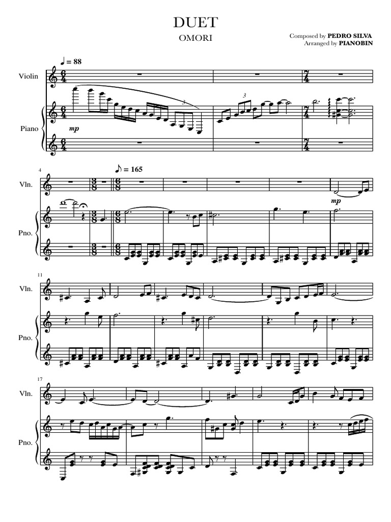 Final Duet, (Violin Included) | PDF