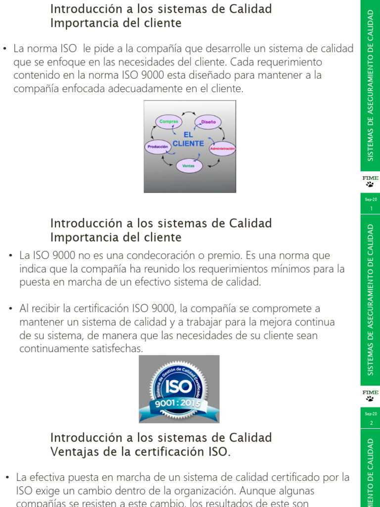 Introduccion A La Norma ISO 9000 | PDF | Calidad (comercial) | Iso 9000