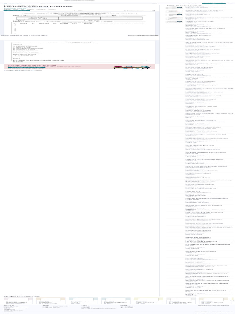 Formato Control Prenatal _ PDF | PDF | Cuidado de la salud | Medicina