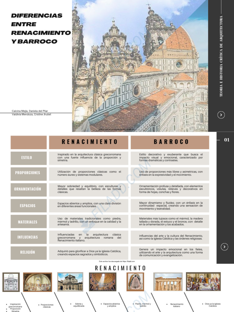 Diferencias Entre Renacimiento y Barroco | PDF | Renacimiento | Estilo