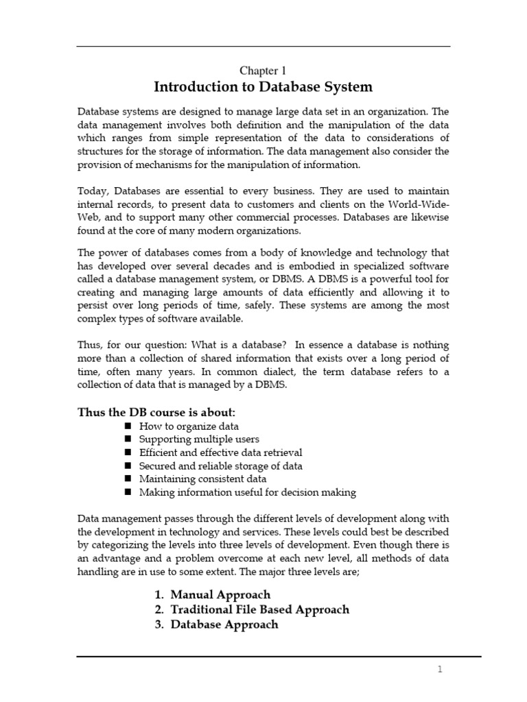 Chapter 1r | PDF | Databases | Data Model