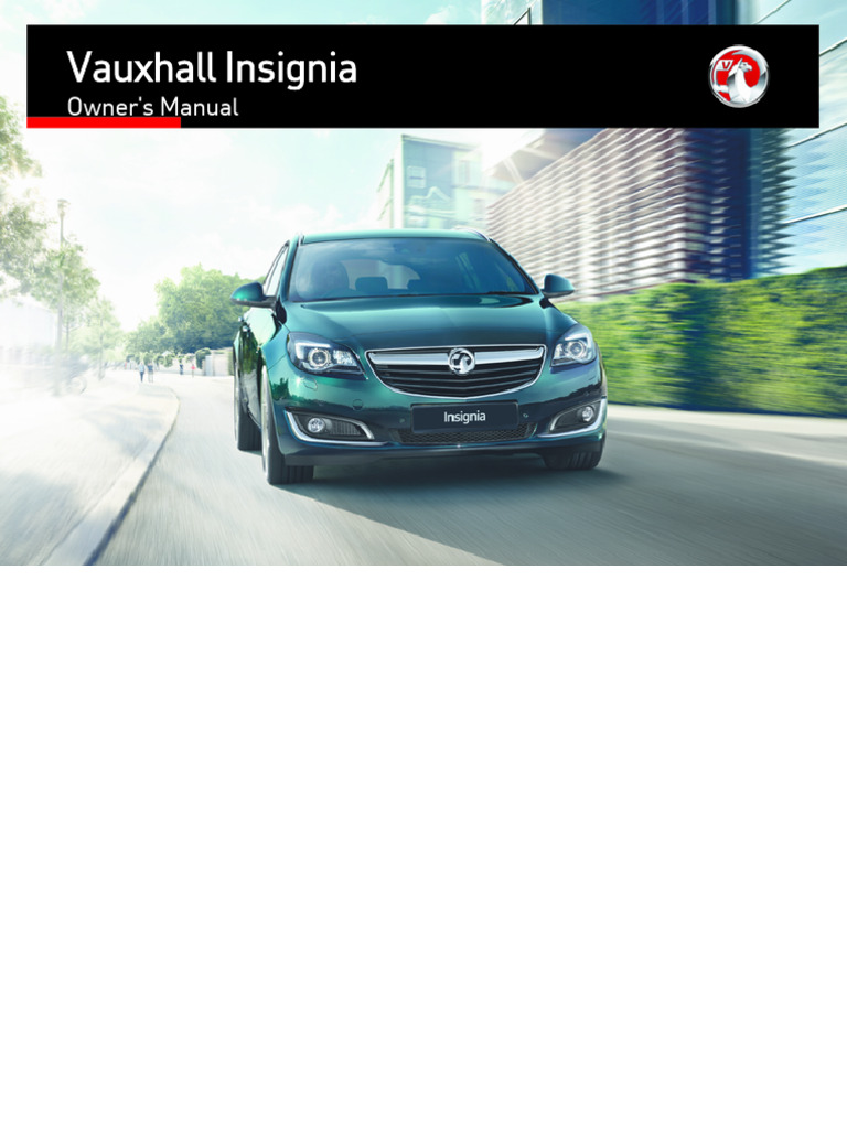 Insignia Owners Manual January 2016 | PDF | Headlamp | Automotive ...