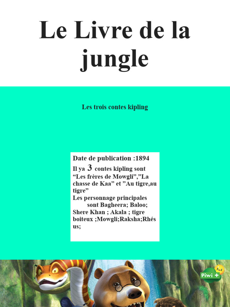 Livre de La Jungle | PDF