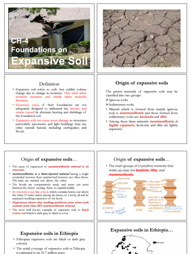 Foundation On Expansive Soil | PDF