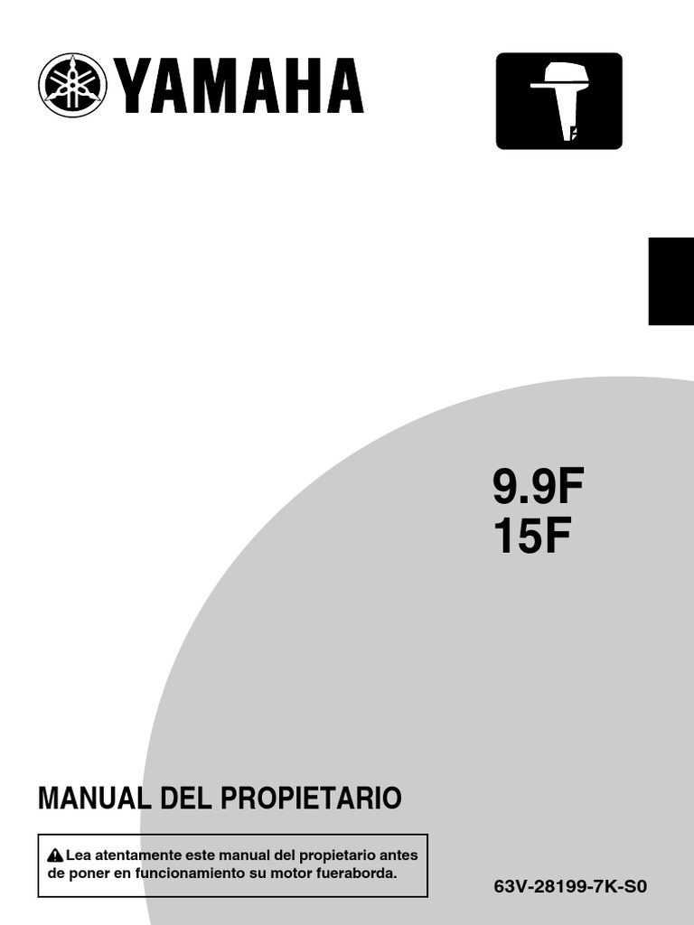 Yamaha 15F (2019) Outboard Motor | PDF