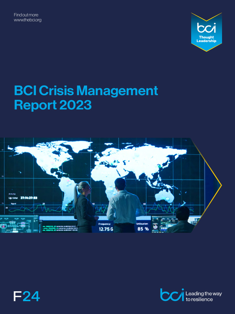 BCI Crisis Management Report 2023 | Download Free PDF | Crisis ...