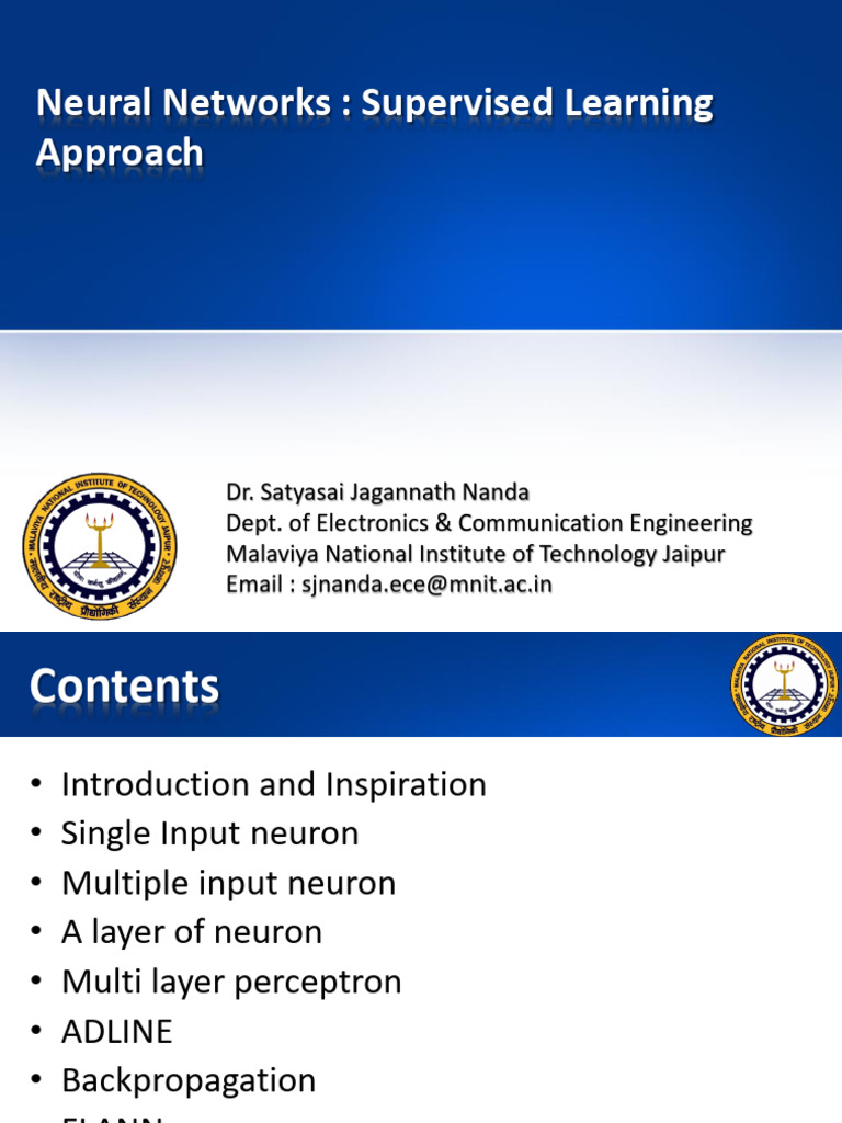 SJNanda Neural Network | PDF | Artificial Neural Network | Applied Mathematics