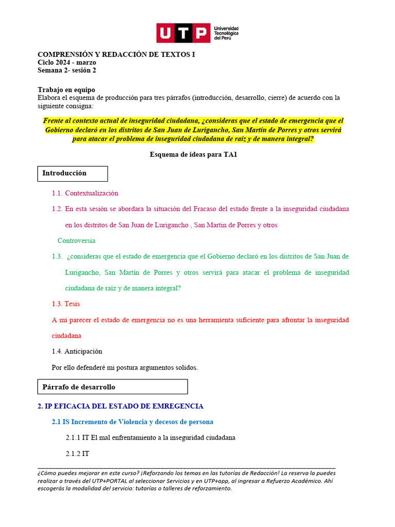 esquema TA1 | PDF