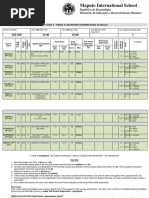 End of Term 1 2025 Invigilation Time-Table | PDF
