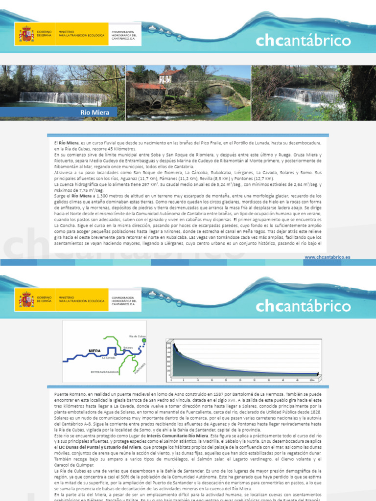 Río Miera: Historia y Biodiversidad | PDF | Paisaje | Geomorfología