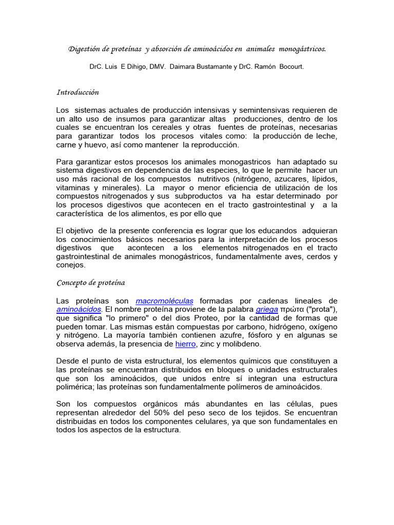 Cap 11 | PDF | Digestión | Proteínas