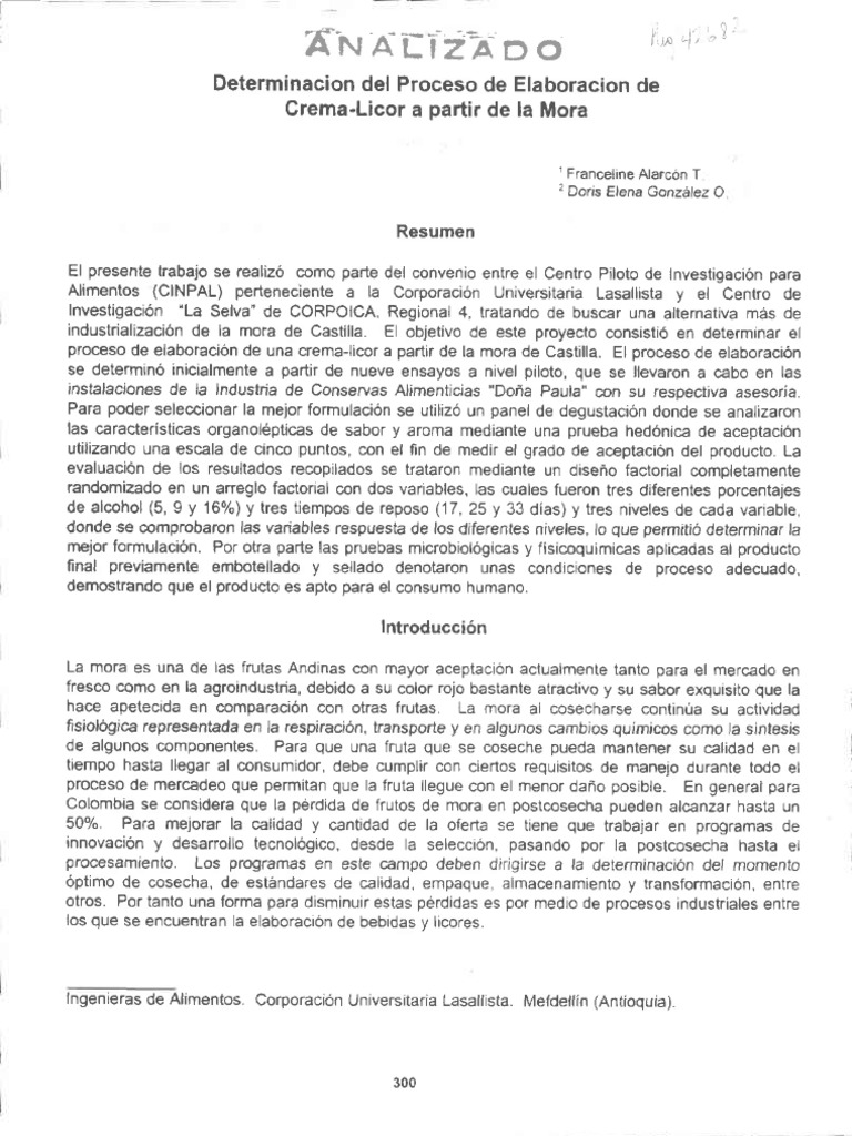 Licro de Mora | PDF | Química