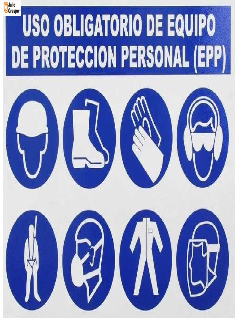 CARTEL DE USO DE EPPS 40 x 120 cm | PDF