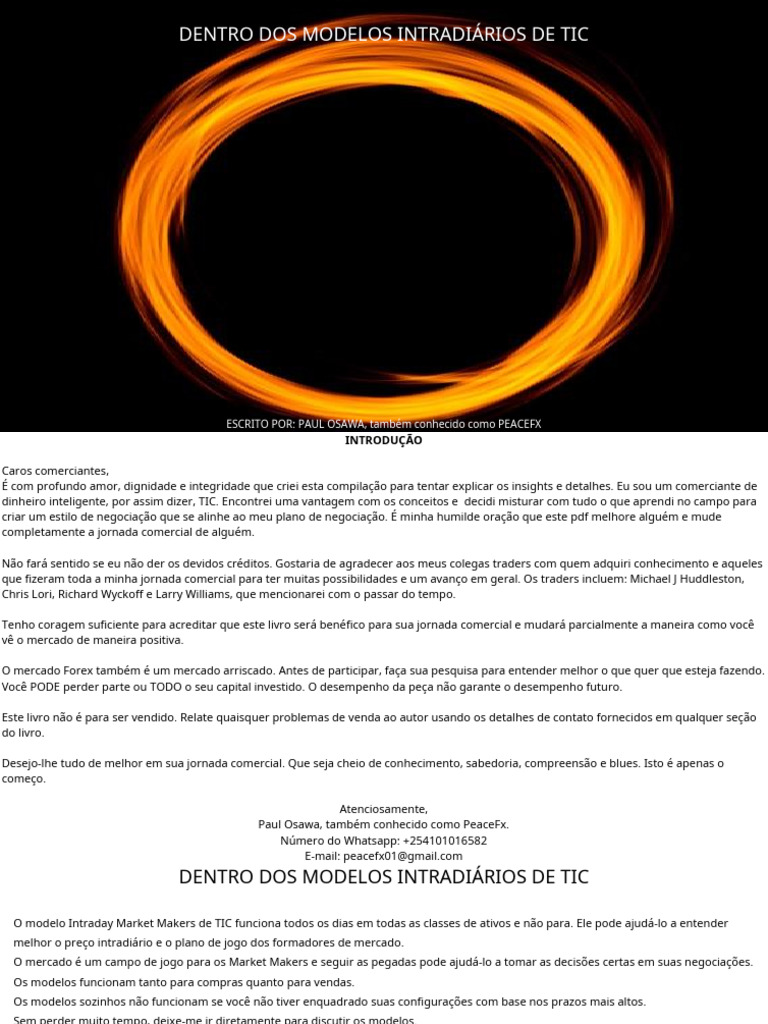 Inside The Ict Intraday Templates - En.pt | PDF | Mercado (economia ...