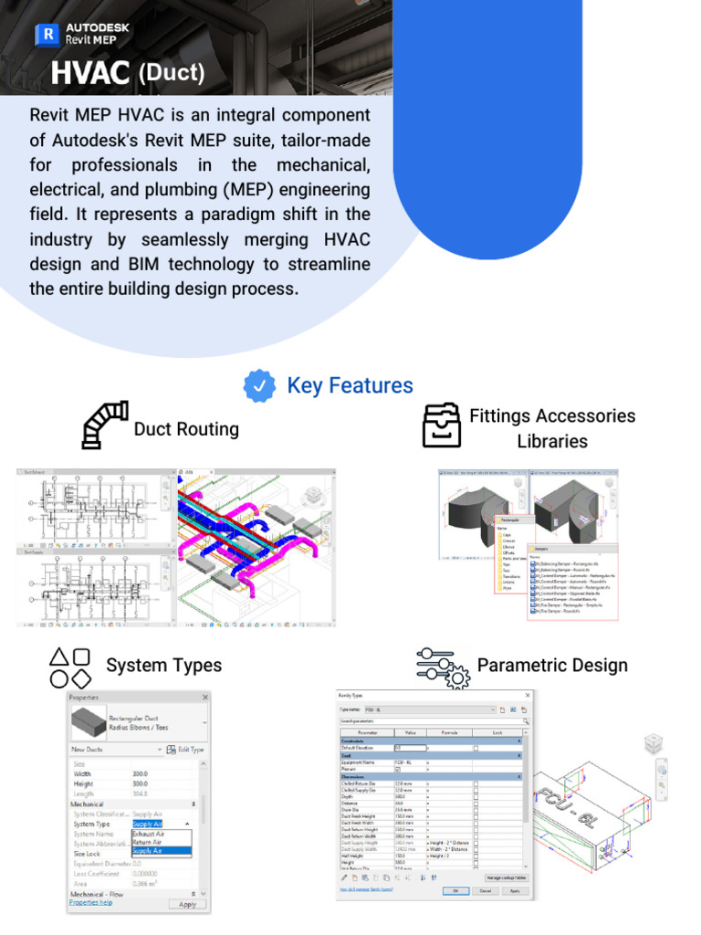 HVAC Catalogue | PDF | Autodesk Revit | Duct (Flow)