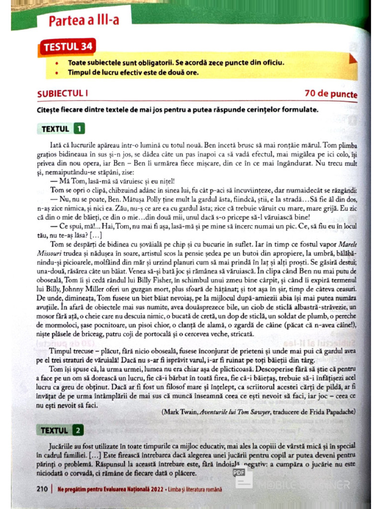 Testul 35 EN | PDF