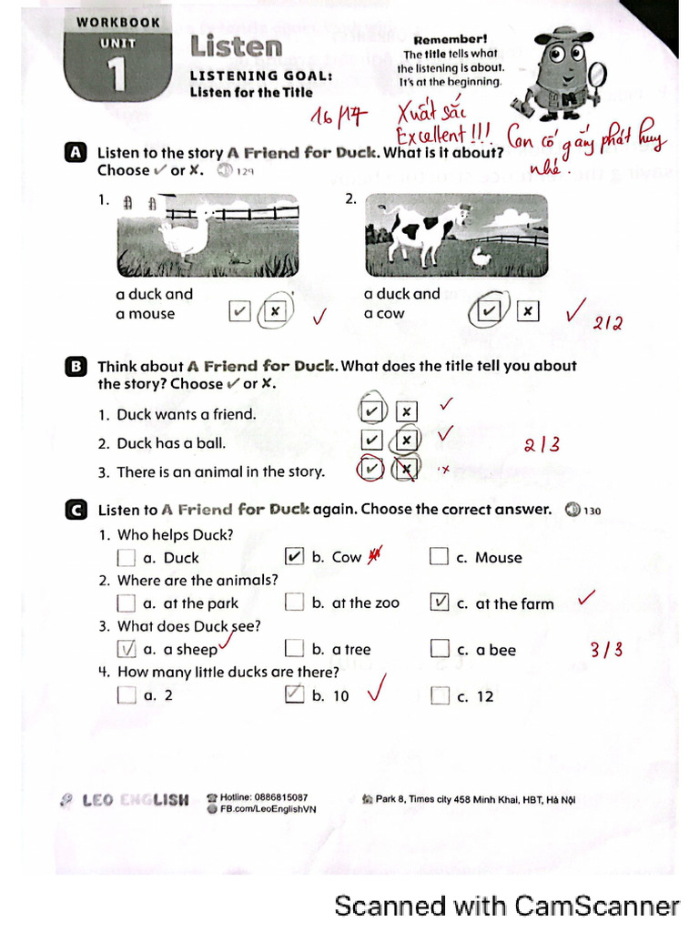 Osw 1.WS - Unit 1, Lesson 1.hải Lâm | PDF