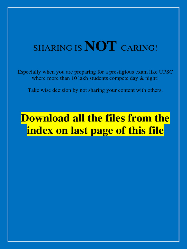 UPSC Exam Prep: Secure Your Files | PDF