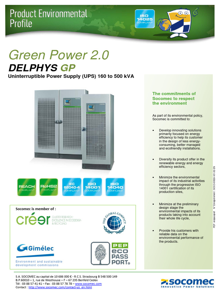 Delphys GP 2.0 - Pep - 2019 08 - Soco 00024 V01.02 - en | PDF | Energy And The Environment ...