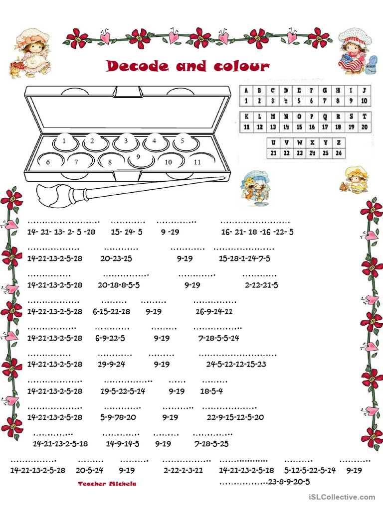 Decode and Colour | PDF