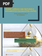 Regime Jurídico de Facturas em Angola | PDF | Impostos | Bancos
