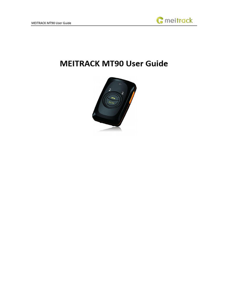 Meitrack Mt90 User Guide | PDF | Usb | Electrical Connector