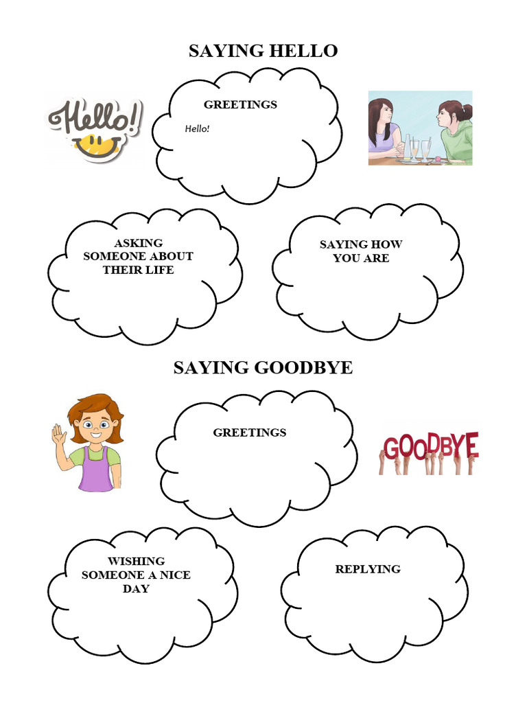 Kids' Guide to Greetings and Goodbyes | PDF