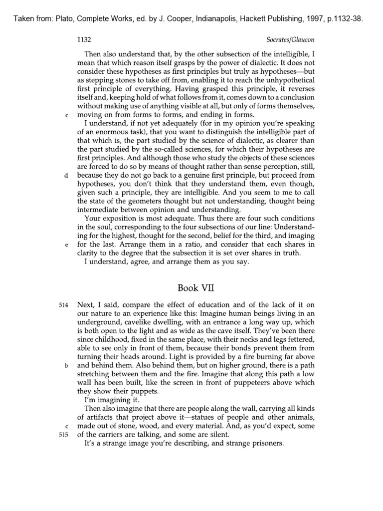 Plato: Complete Works by J. Cooper | PDF