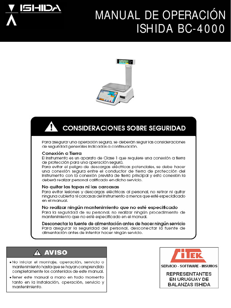 bc4000 ishida | PDF