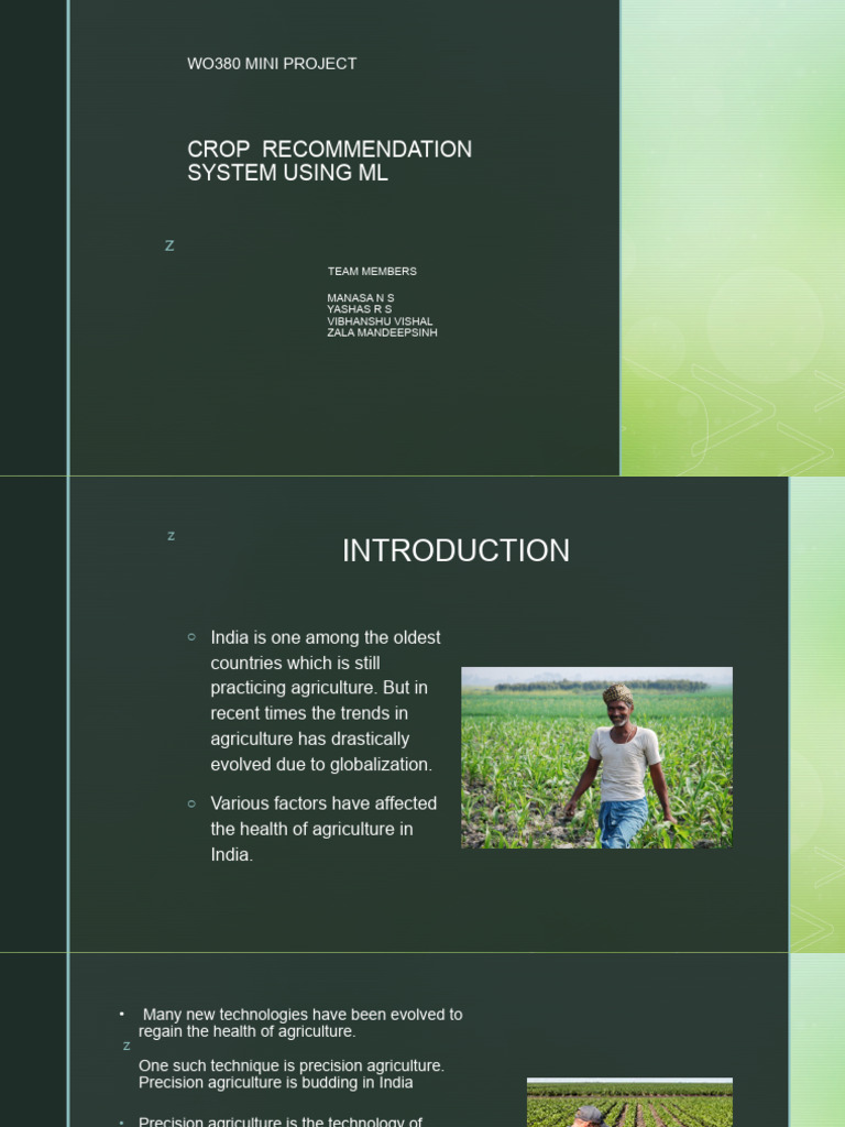 Precision Agriculture with ML | PDF | Agriculture | Machine Learning
