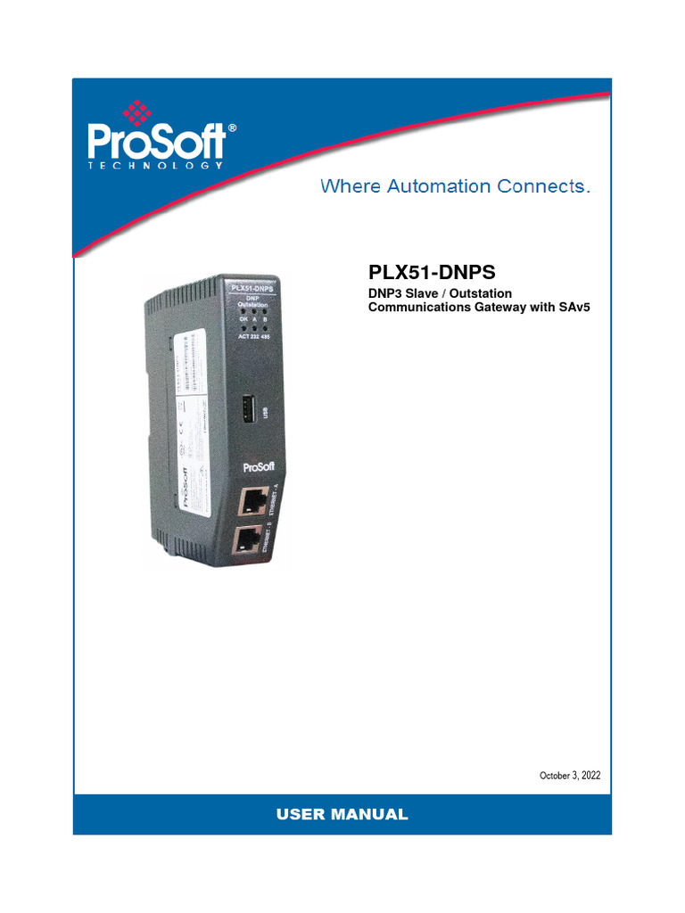 Plx51 Dnps Um | PDF | Computer Network | Ip Address