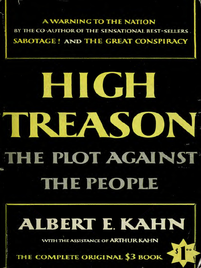 High Treason Plot A 00 Kahn Rich | PDF | Strike Action | Federal Bureau ...
