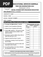 Primary Six Science End of Term III Exams | PDF | Plant Nursery
