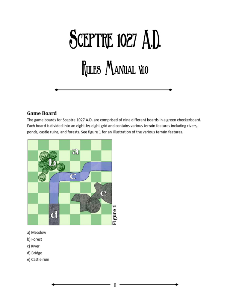 Sceptre1027AD v2 | PDF | Abstract Strategy Games | Chess