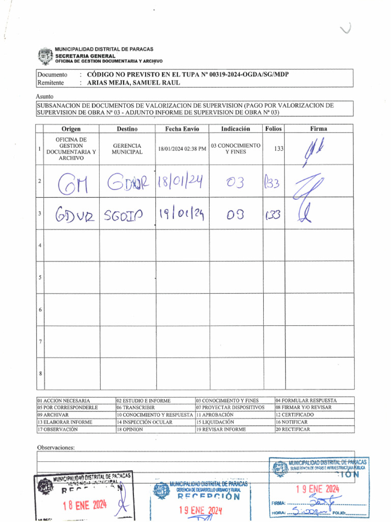 Subsanacion Doc - Val 03 - Super (Las Antillas) | PDF