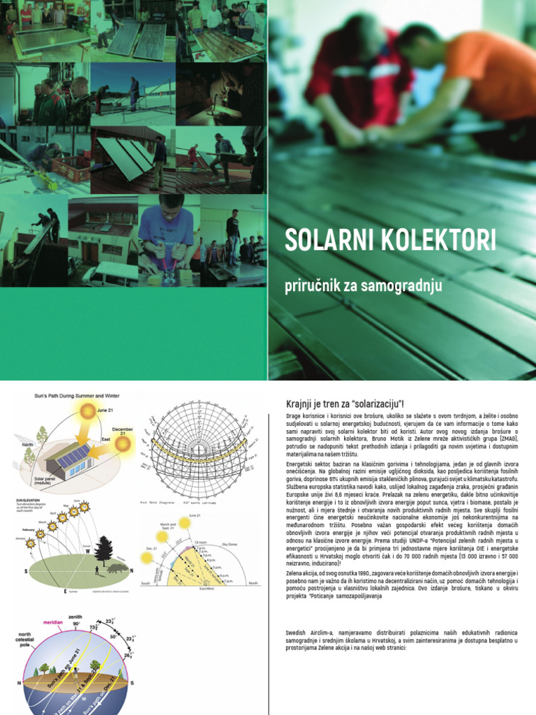 PRIRUCNIK - DIY - Solarni Kolektori | PDF
