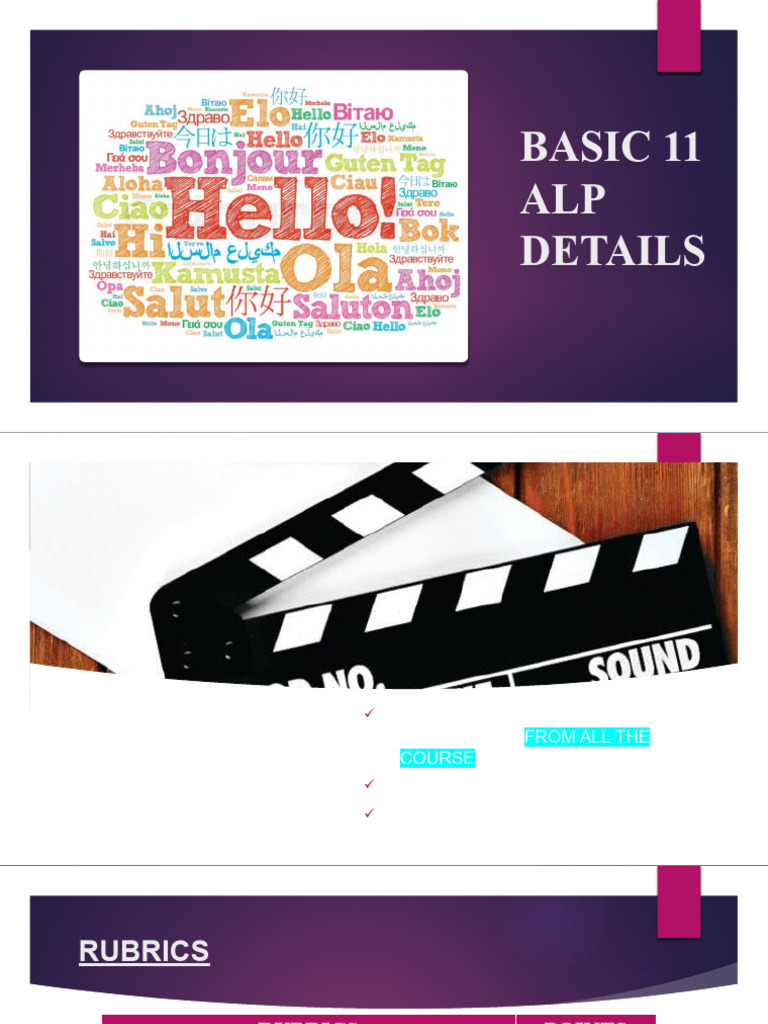 Presentation Guidelines for ALP Assignments | PDF | Language Arts ...