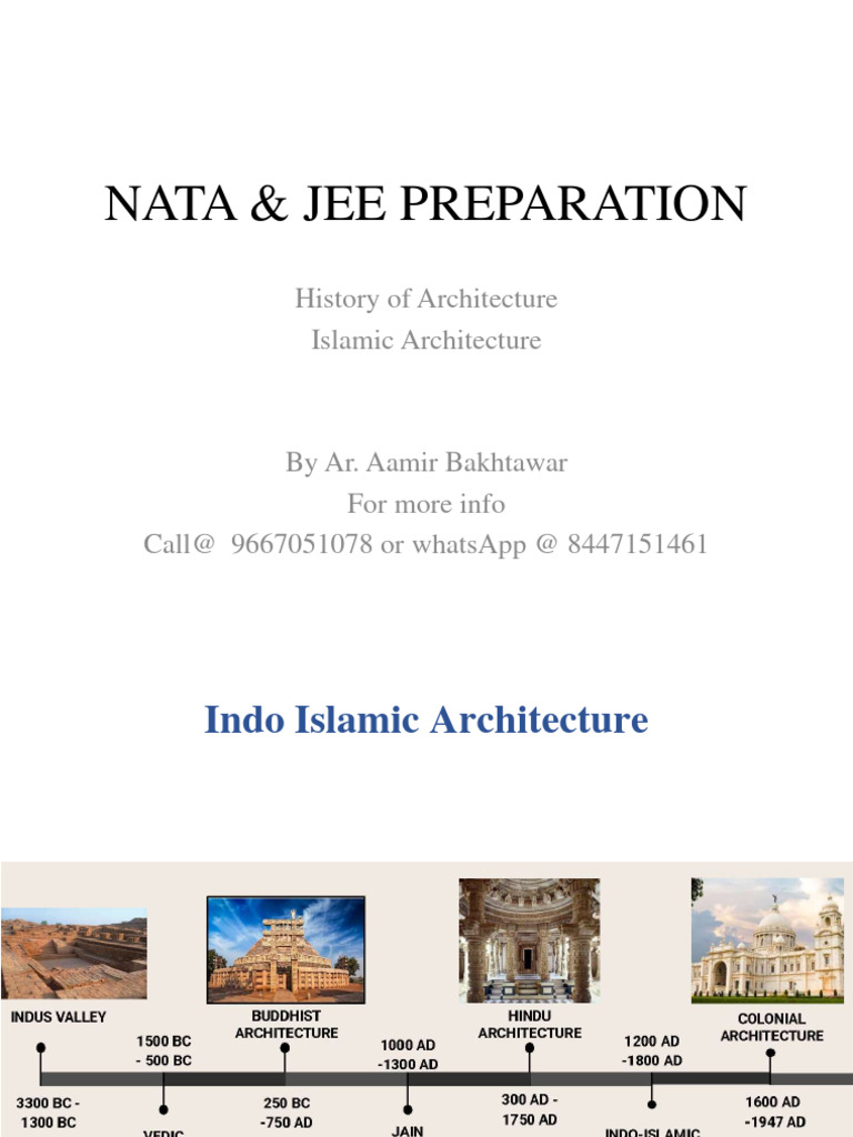 NATA & JEE PREPARATION_2023_Islamic architecture | PDF | Mosque ...