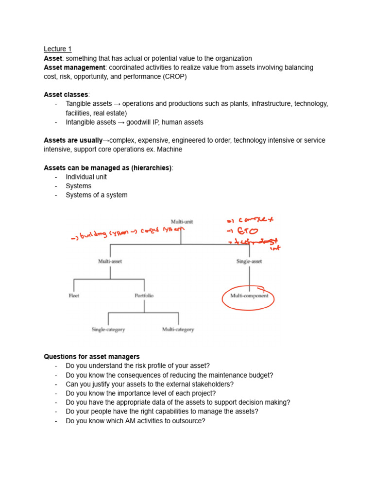 Asset Management Lifecycle Overview | PDF | Asset Management | Life ...
