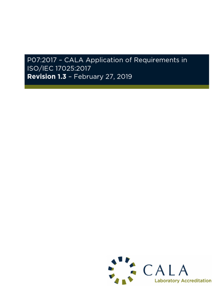 P07 CALA - Application 2017 | PDF | Verification And Validation ...