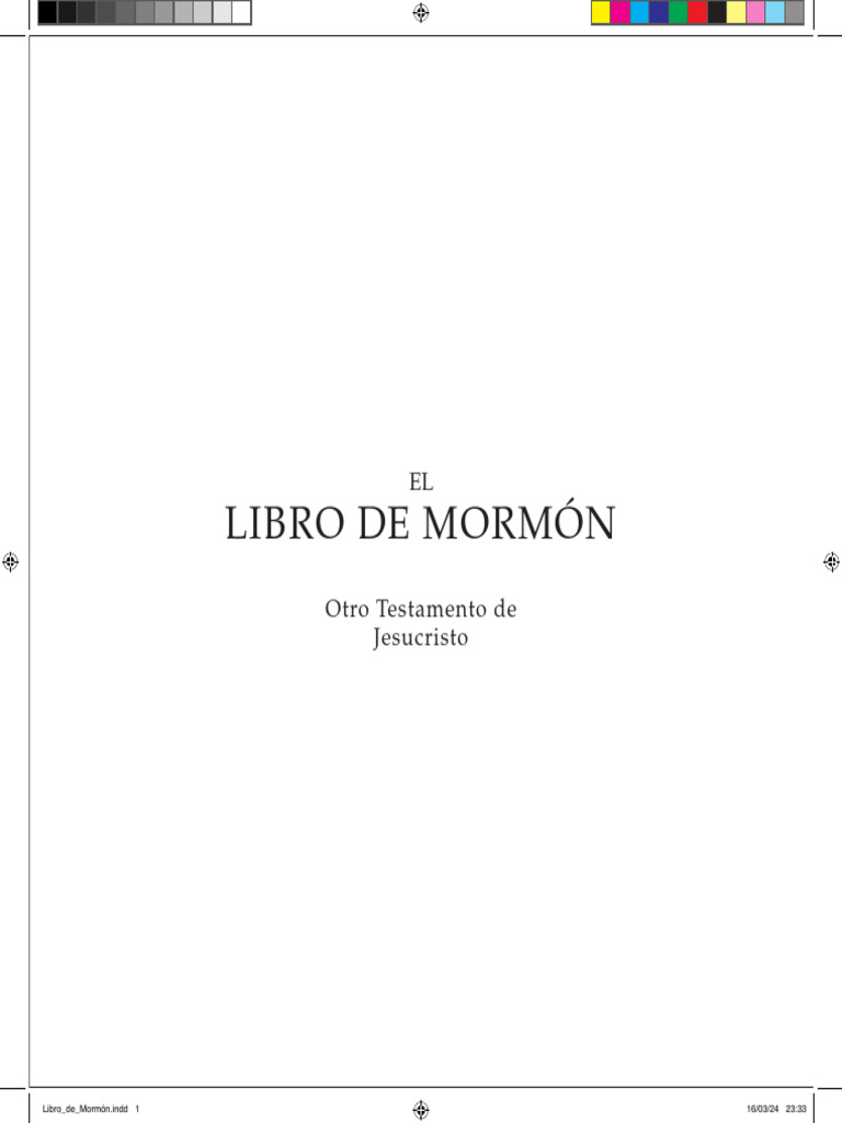 Libro de Mormón | PDF | Libro de Mormón | José Smith