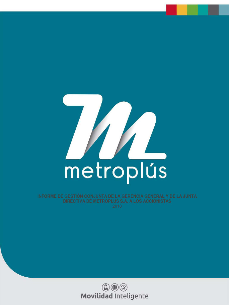 Informe de Gestión 2018 Metroplus | Descargar gratis PDF | Economias ...