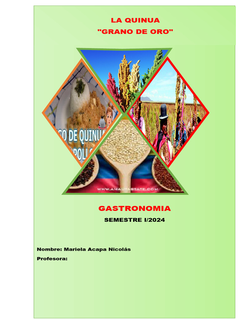 Beneficios y Receta con Quinua | PDF