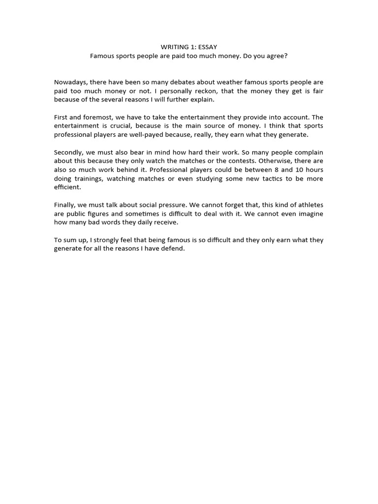 First 3 Test 1 Writing | PDF | Reason