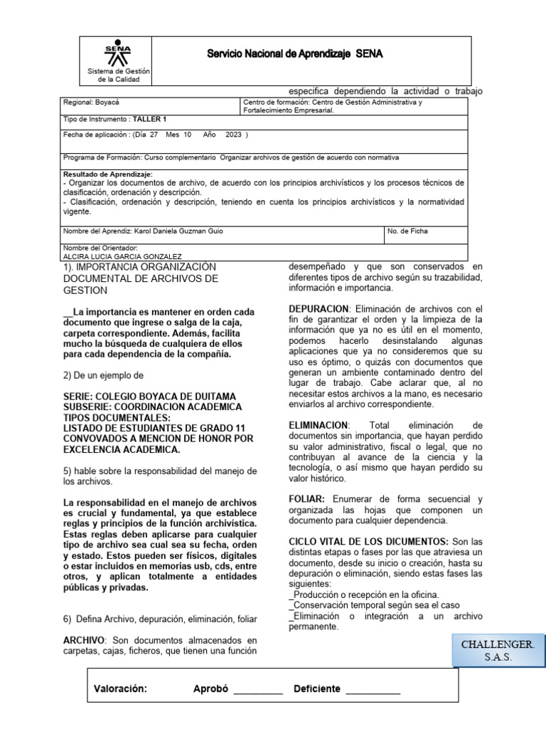 Taller 1 Realizado | PDF | Archivo de computadora